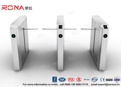 China Drop Arm Turnstile with 13.56MHz RFID - 1200mm Width, 65kg Stainless Steel Security Barrier Gate for sale