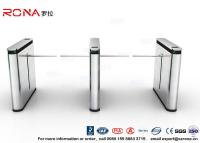 China 304 Stainless Steel Drop Arm Turnstile Access Control - 550mm Arm Length, 25-30 People/Minute Capacity for sale