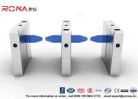 China Waterproof Drop Arm Turnstile 304 Stainless Steel Access Control with Dual RFID Readers 1200×200×990mm for sale