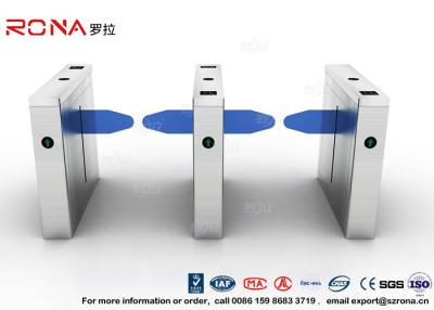 China Waterproof Drop Arm Turnstile 304 Stainless Steel Access Control with Dual RFID Readers 1200×200×990mm for sale
