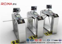 China Pedestrian Facial Recognition Turnstile with ESD Fingerprint Access Control - 1200x990mm, 30-40 Persons/Minute for sale