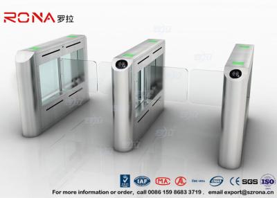 China Waterproof Stainless Steel Swing Gate Turnstile with 1-60s Adjustable Reset & Infrared Safety Sensors for Kindergarten Security for sale