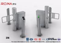 China Semi-Automatic Swing Barrier Gate with Card Reader - 1050mm Height, 40 Persons/Minute Capacity for Access Control Systems for sale