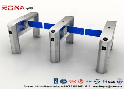China TCP/IP Security Electro Lock Swing Barrier Gate - 1400x280x990mm, 35 Persons/Minute, 5 Million Cycles for sale