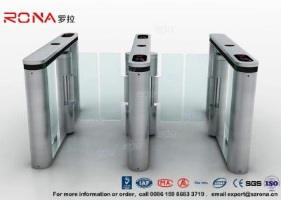 China Anti-Collision Swing Barrier Gate 600mm Arm 40 Persons/Min Capacity for Bus Station Access Control for sale