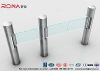 China RFID Card Reader Swing Gate DC24V Motor 900mm Passage Width RS485 Communication for Access Control for sale