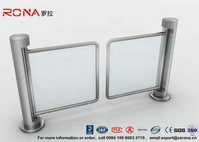 China 304 Stainless Steel Unidirectional Swing Gate Turnstile 500mm Passage Width CE Approved for sale
