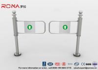 China 304 Stainless Steel Swing Barrier Gate 1050mm Height with DC24V Power for Supermarket Entrance Control for sale