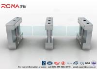 China Swing Barrier Gate Flap Turnstile 600mm Passage 900mm Wheelchair Lane Stainless Steel for sale