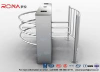 China Semi Automatic Waist Height Turnstile with IC/ID Card Access Control 1400mm Height 550mm Passage Width for sale