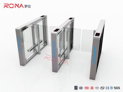 China Speed Gate Turnstile Entrance Barrier with Card Reader 1600mm 1100mm for University for sale