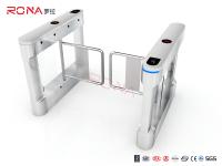 China Intelligent Automatic Swing Barrier Gate Wide Passage 550mm-1200mm 304 Stainless Steel for sale