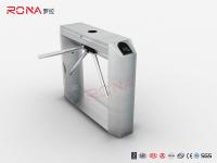 China Commercial Fastlane Tripod Turnstile Gate 304 Stainless Steel 1200mm Security Entrance for sale