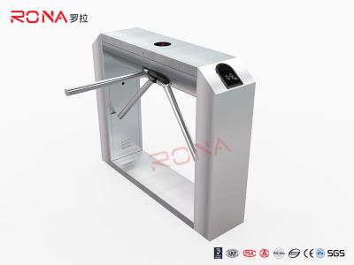 China Stainless Steel Tripod Turnstile Mechanism 550mm Passage Width 80W Full Auto for sale