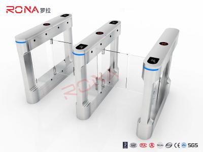 China 304 Stainless Steel Slim Speed Gate Turnstile 1200mm with Face Recognition Access Control for sale