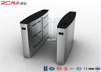China 304 Stainless Steel Powder Coated Sliding Barrier Gate 1400mm Length 50W Power Anti-Strike Security Turnstile for sale