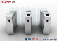 China Rona Weatherproof High Security Glass Sliding Turnstile Gate with Card Reader - DC24V 20W, 30 People/Minute Capacity for sale