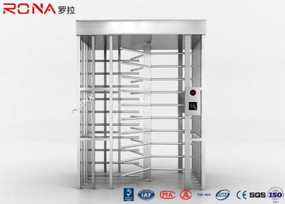 China RNCF20238F Single Lane Full Height Turnstile - 304 Stainless Steel, 20-30 Persons/Minute, AC220V Operation for sale