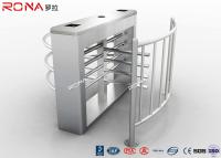 China RNCF10238-1 Half Height Turnstile Access Control System with 30 Person/Min Transit Speed and Metal Wings for sale