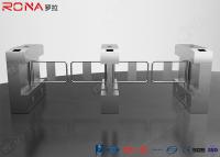 China Automatic Glass Swing Gate Turnstile - 500-1800mm Passage Width, DC24V 20W Drive, 30 Persons/Minute Capacity for sale