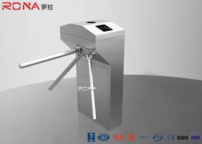 China Half Height Pedestrian Turnstile Gate Both Directional RFID Card Reader for sale