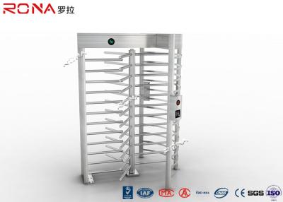 China Full Height Turnstile Single Channel 120 Degree Stainless Steel Access Control Gate for sale