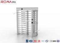 China Access Control Full Height Turnstile Durable With RFID Card / Fingerprint Reader for sale