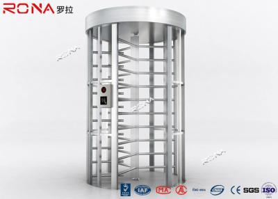 China RFID Full Height Turnstile Gate 304 Stainless Steel 220V Heavy Duty Security Turnstile for sale