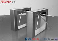 China Drop Arm Coin Operated Turnstile Security Gate 304 Stainless Steel 80KG for sale