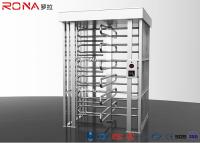 China Semi - Auto Pedestrian Turnstile Gate Full Height 30 ~35 Persons / Minute for sale
