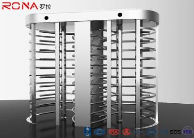 China Full Height Turnstile Security Entrance 304 Stainless Steel 30 Persons/Min Pass Speed for sale
