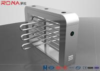China Security Waist Height Turnstile Gate 1400mm Height 550mm Passage with RS485 Communication Interface for sale