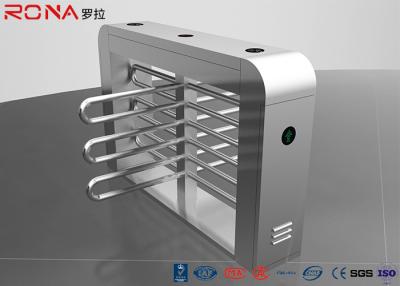China Security Waist Height Turnstile Gate 1400mm Height 550mm Passage with RS485 Communication Interface for sale