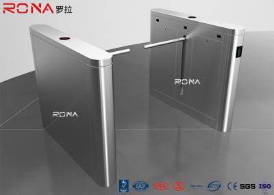 China Bidirectional IR Sensor Drop Arm Turnstile 550mm-1.2m Passage Width 30-40 Persons/Minute Speed for sale