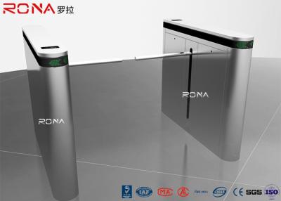 China Automatic Smart Drop Arm Turnstile 550mm Arm Length 304 Stainless Steel Access Control Gate for sale
