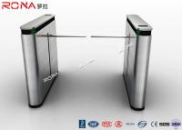 China Shopping Mall Drop Arm Turnstile Gate 304 Stainless Steel 2 RFID Readers 1s Opening for sale