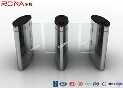 China RFID Card Reading Sliding Access Control Turnstile with 304 Stainless Steel Construction and 1-60s Close Delay for sale