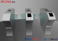 China RONA Access Control Automatic Flap Turnstile Barrier Gate DC24V 20W 2.0mm Housing for sale