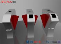 China RONA 2 Lanes Flap Barrier Gate 304 Stainless Steel 40 Persons Min Pass Speed Bi-directional Access Control for sale