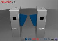 China Rona Flap Security Barrier Gate Turnstile with Coin Collector DC24V 40 Persons per Minute for sale