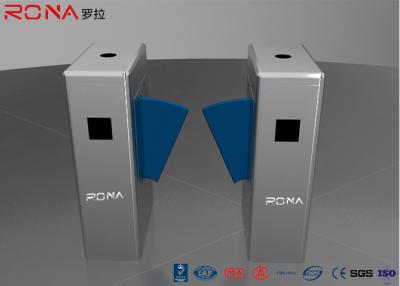 China Rona Flap Security Barrier Gate Turnstile with Coin Collector DC24V 40 Persons per Minute for sale