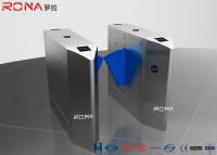 China Smart Speed Flap Barrier Gate Turnstiles Pedestrian Control Electronic Solf Flapper for sale