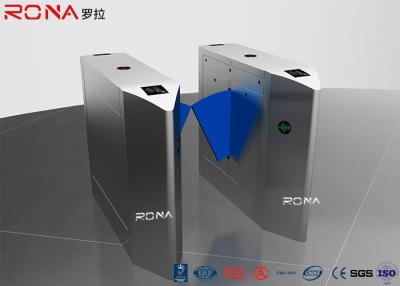 China Smart Speed Flap Barrier Gate Turnstiles Pedestrian Control Electronic Solf Flapper for sale