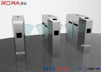 China Barcode Scanner Bi-directional Flap Gate Turnstile - 40 Persons/Minute, DC24V 20W Access Control System for sale