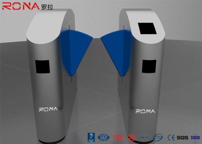 China Acrylic Flap Wings Security Barrier Gate , Automatic Systems Turnstiles CE Approval for sale