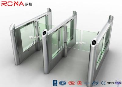 China Stainless Steel Fingerprint Speed Gate Turnstile 1200mm Passage Width Bi-Directional for sale
