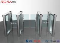 China Automatic Flap Barrier Speed Gate Turnstile Access Control System - 304 Stainless Steel with 10-60s Auto Reset for sale