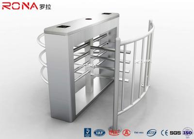 China CE Approved Flap Barrier Turnstile Gate with DC 24V Brush Motor, 1400mm Height, 40 People/Minute Capacity for sale
