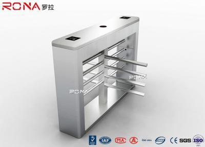 China Electrical Half Height Turnstile Gate 1400×280×1000mm with 24V DC Motor for Prison Access Control for sale
