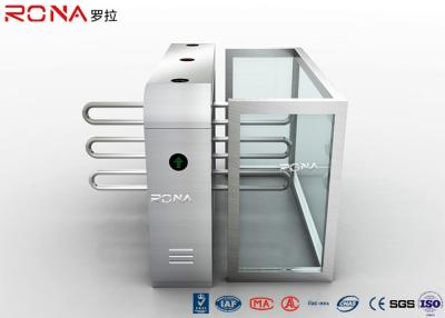 China 304 Stainless Steel Electronic Turnstile Access Control System with 450mm Arm Length and 3 Million Cycle Life for sale